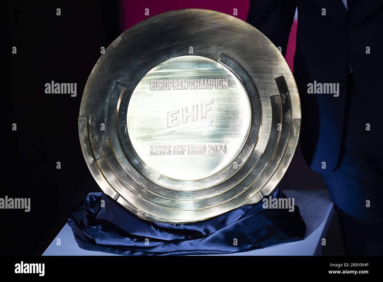 Duesseldorf, Germany. 10th May, 2023. The new trophy for the European ...