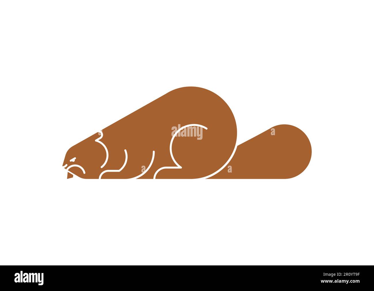 Beaver icon sign isolated. Animal Vector illustration Stock Vector ...
