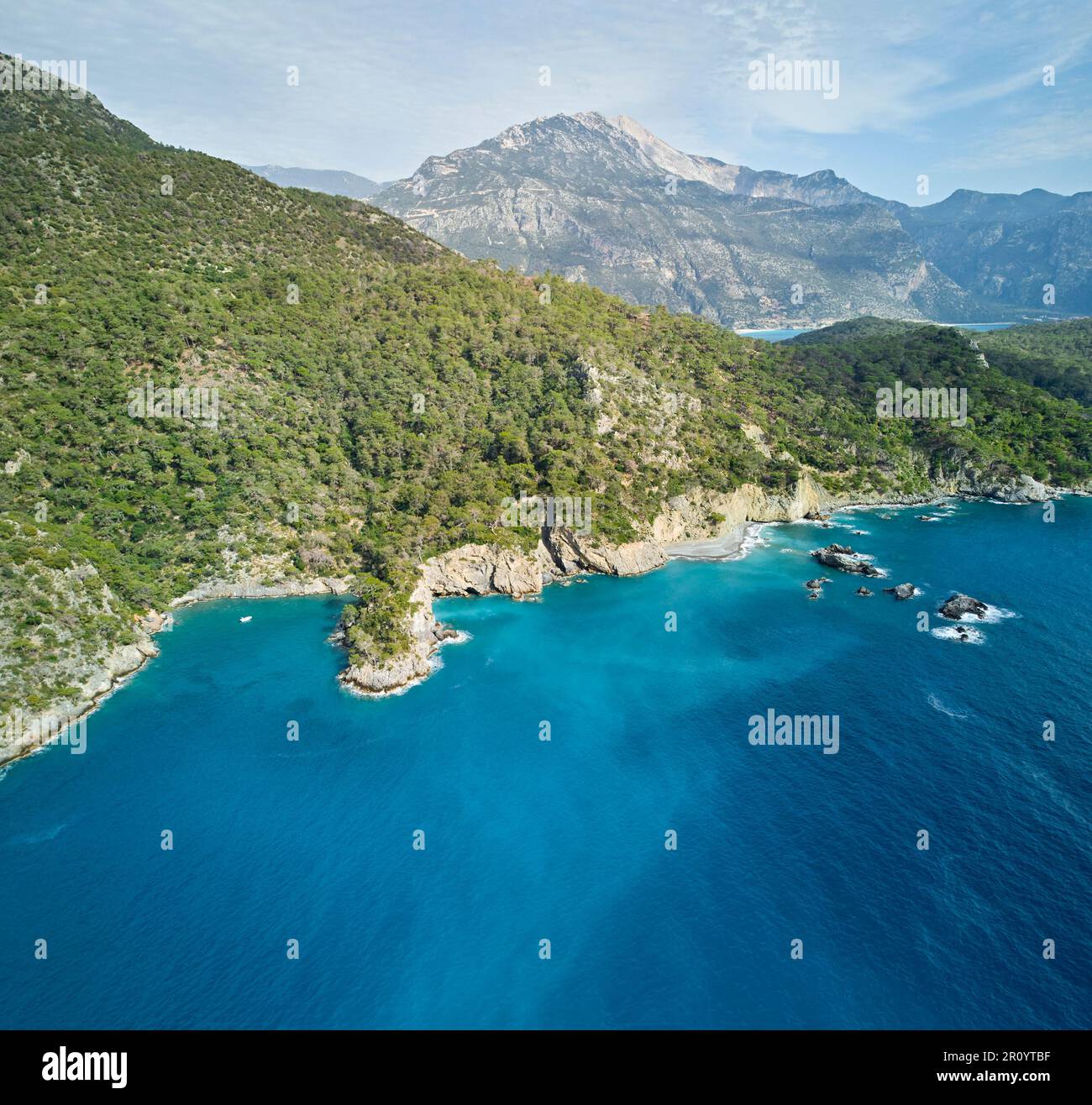 Kayakoy aerial hi-res stock photography and images - Alamy