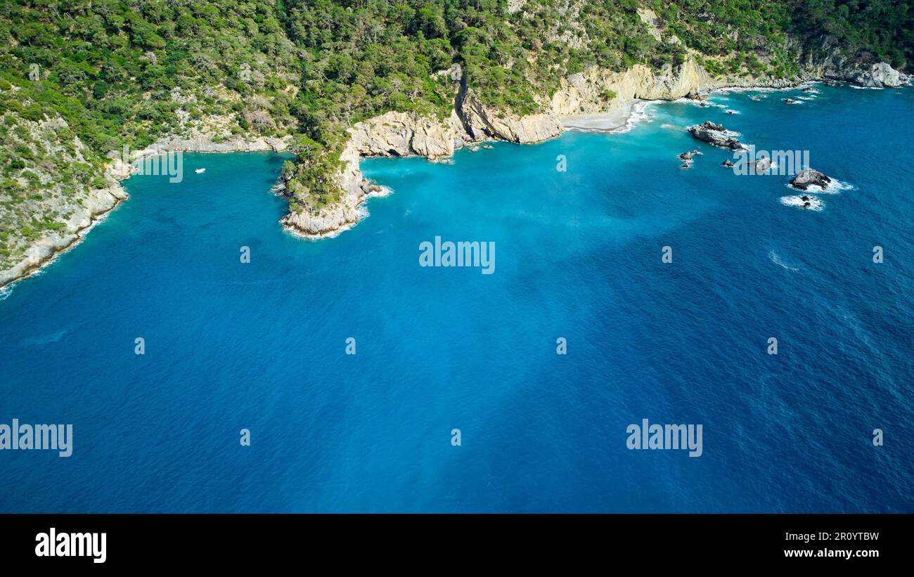 Kayakoy aerial hi-res stock photography and images - Alamy