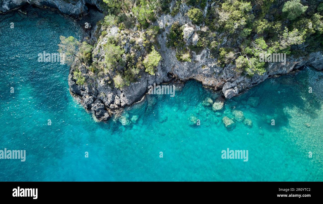 Kayakoy aerial hi-res stock photography and images - Alamy