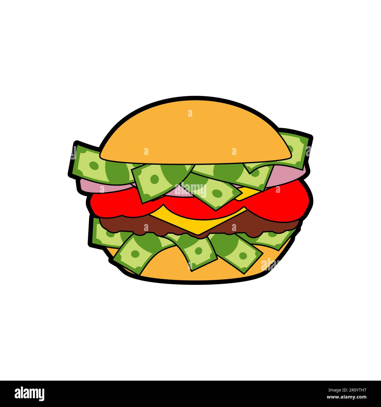 Home burger Stock Vector Images - Alamy