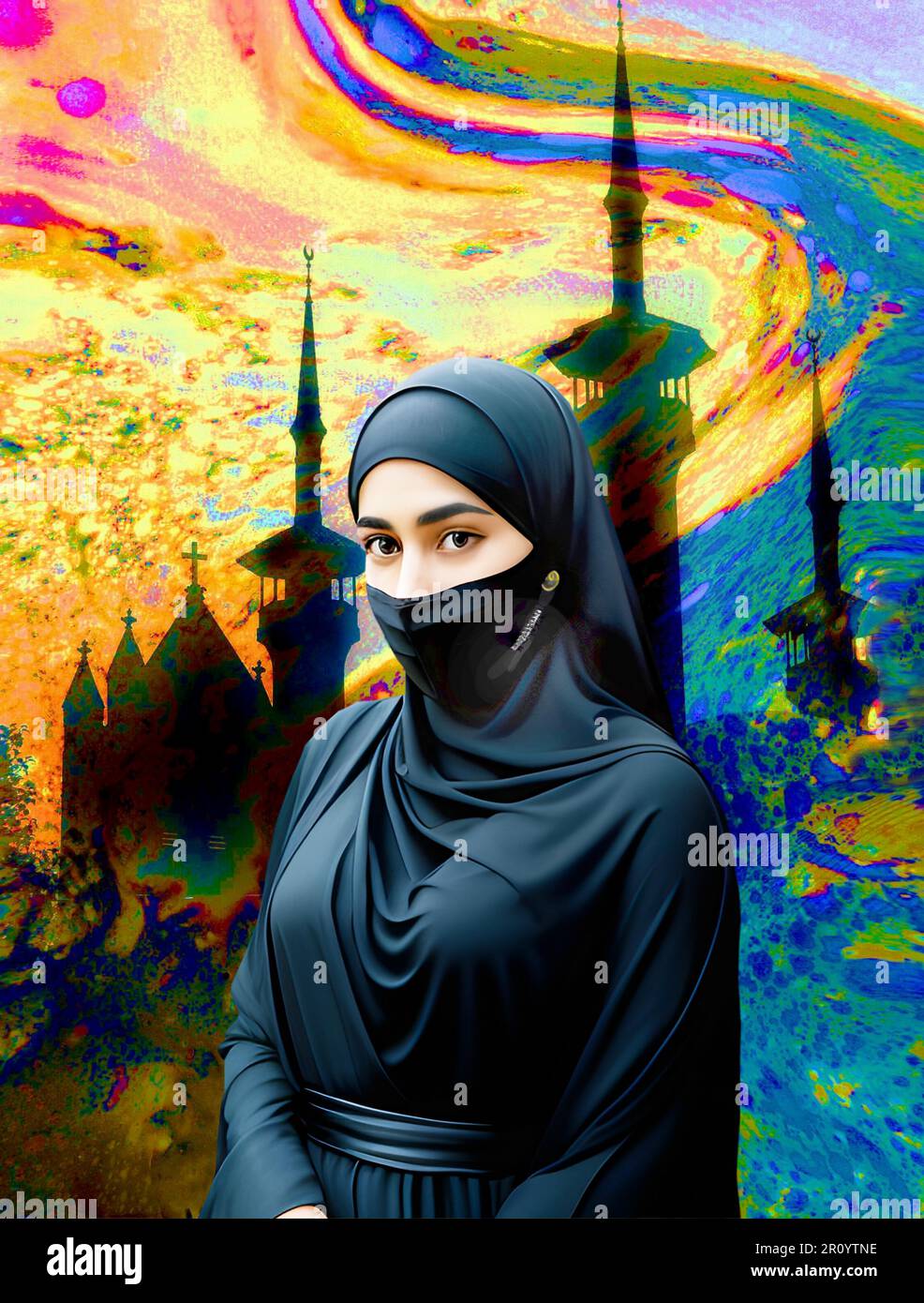 Saudi women burka hi-res stock photography and images - Alamy