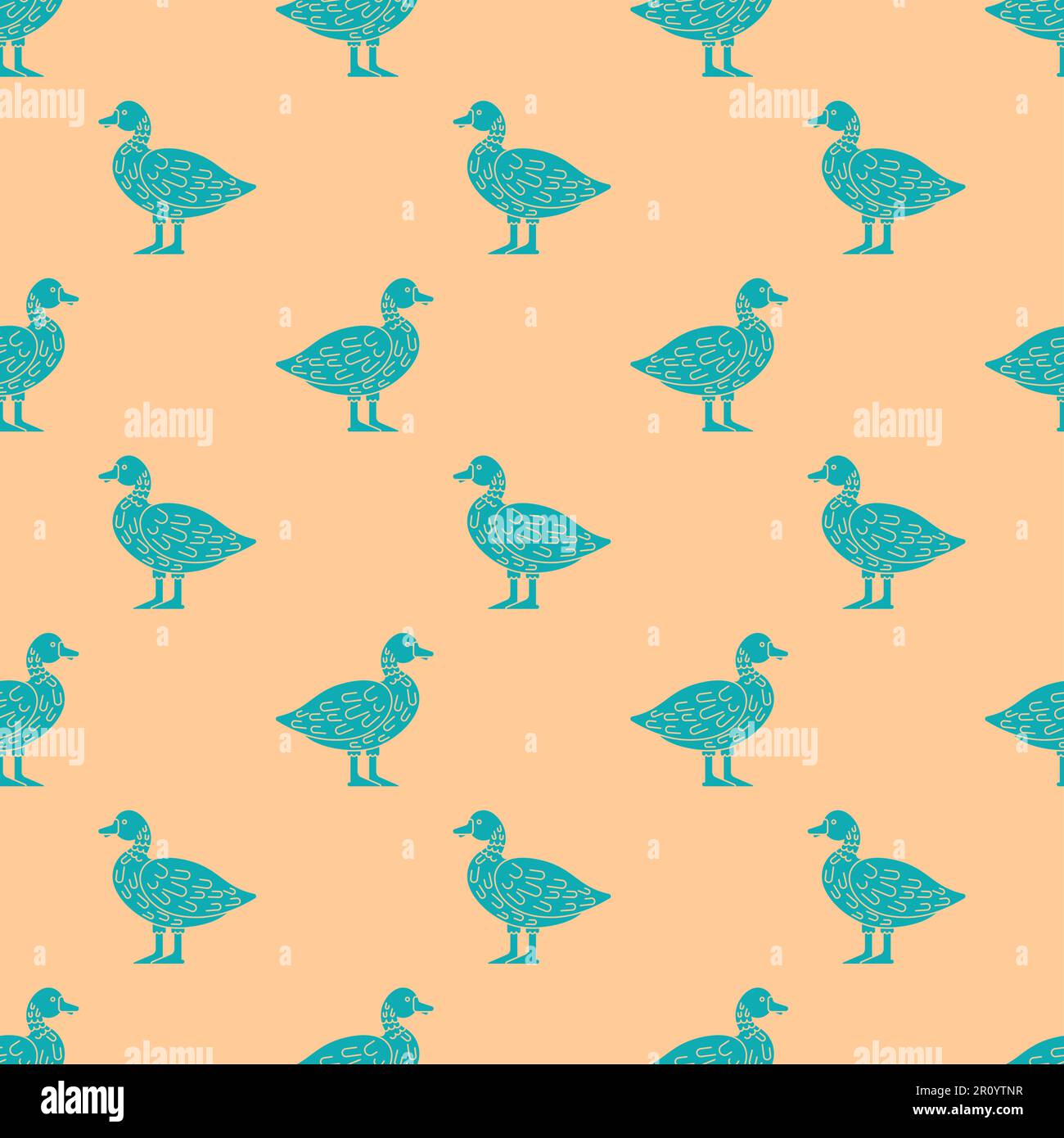 Duck pattern seamless. Drake background. Baby fabric texture Stock ...