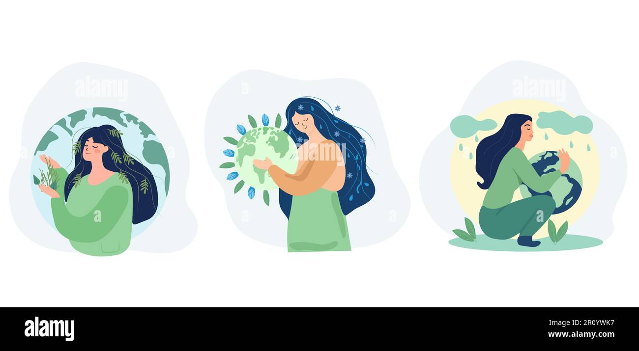 Hands cradling the globe, expressing a profound respect and care for ...