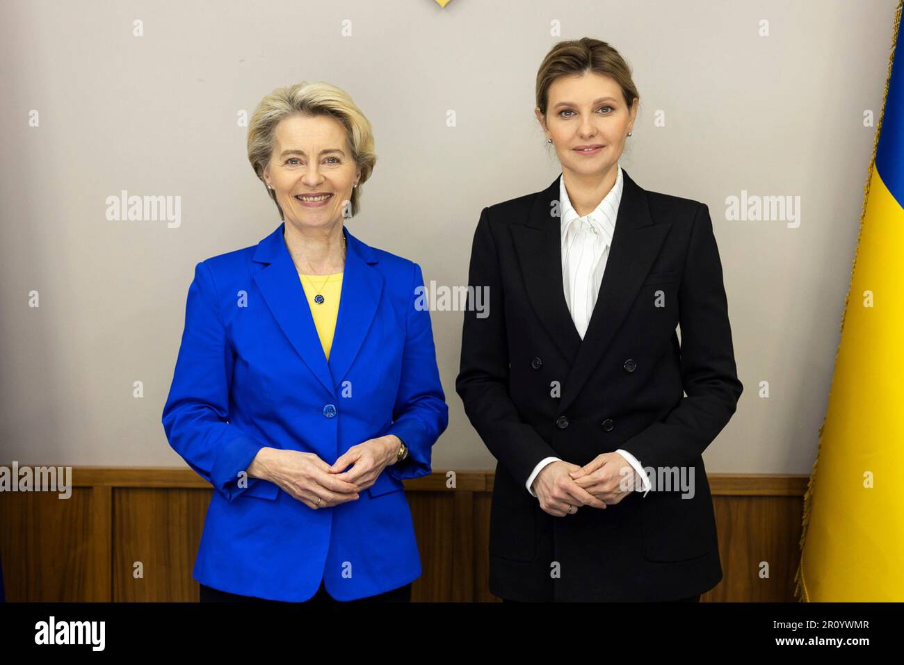 Kiev, Ukraine. 09th May, 2023. Ukrainian First Lady Olena Zelenska ...