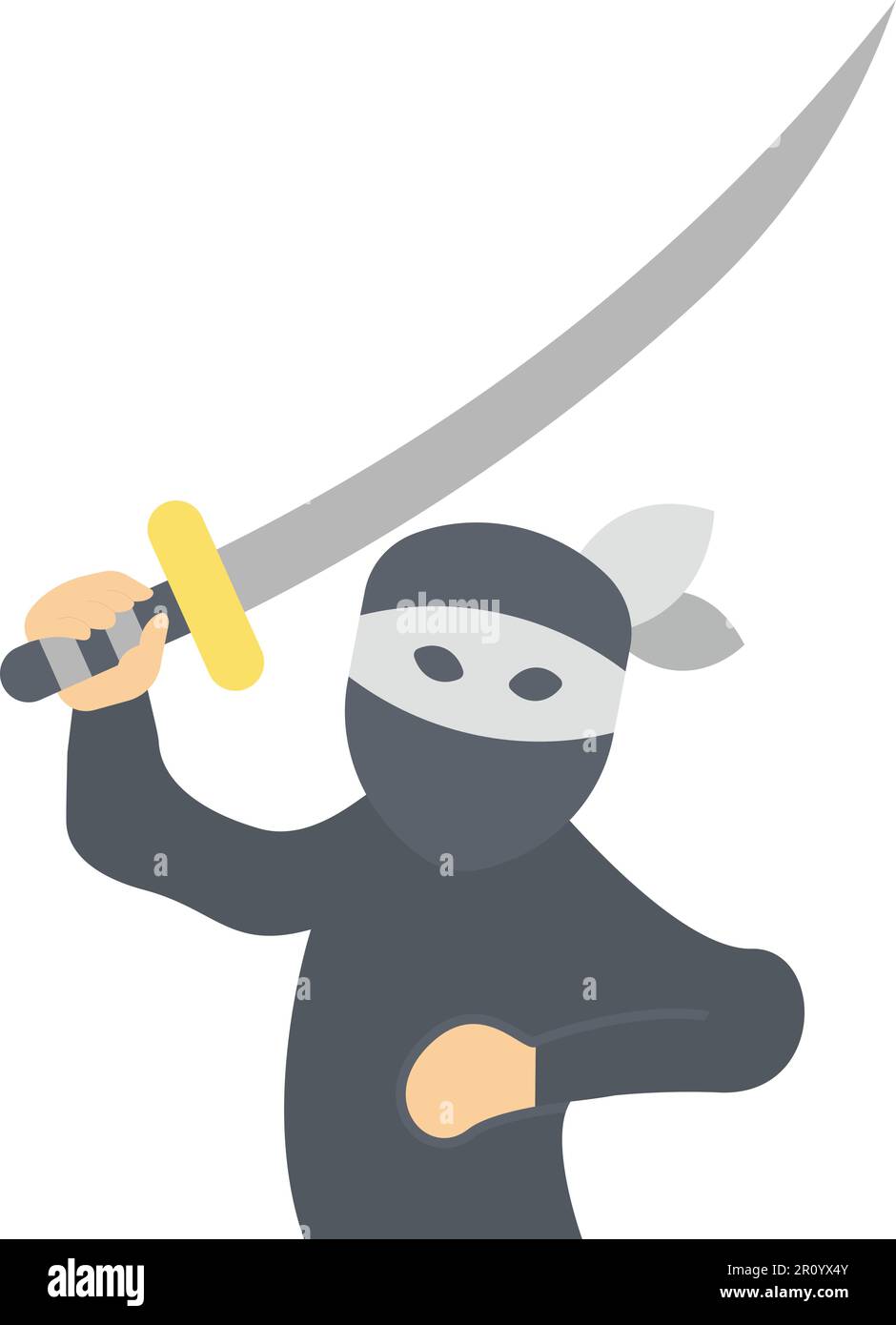 Kenjutsu icon vector image. Suitable for mobile apps, web apps and ...