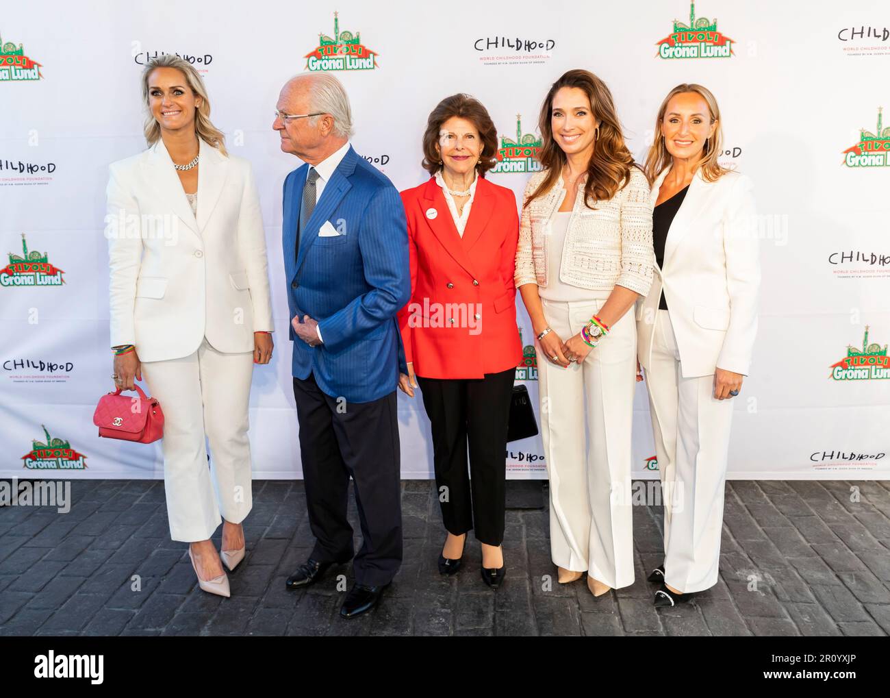 Lovisa de Geer, King Carl Gustaf, Queen Silvia, Louise Thott Gottlieb ...