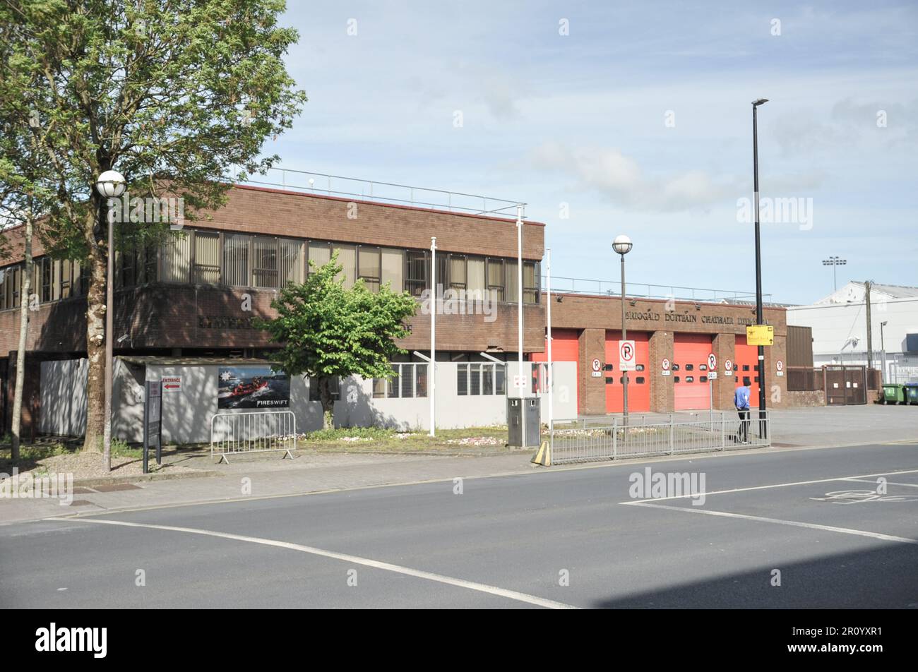 Limerick city fire brigade, Ireland Stock Photo - Alamy