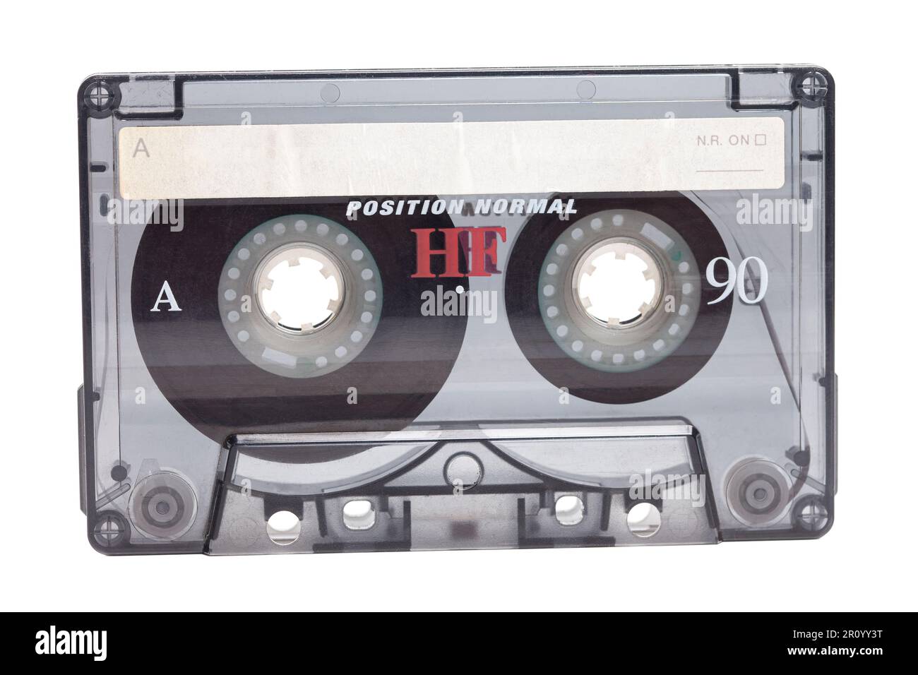 Audio cassette tape isolated on white background Stock Photo - Alamy
