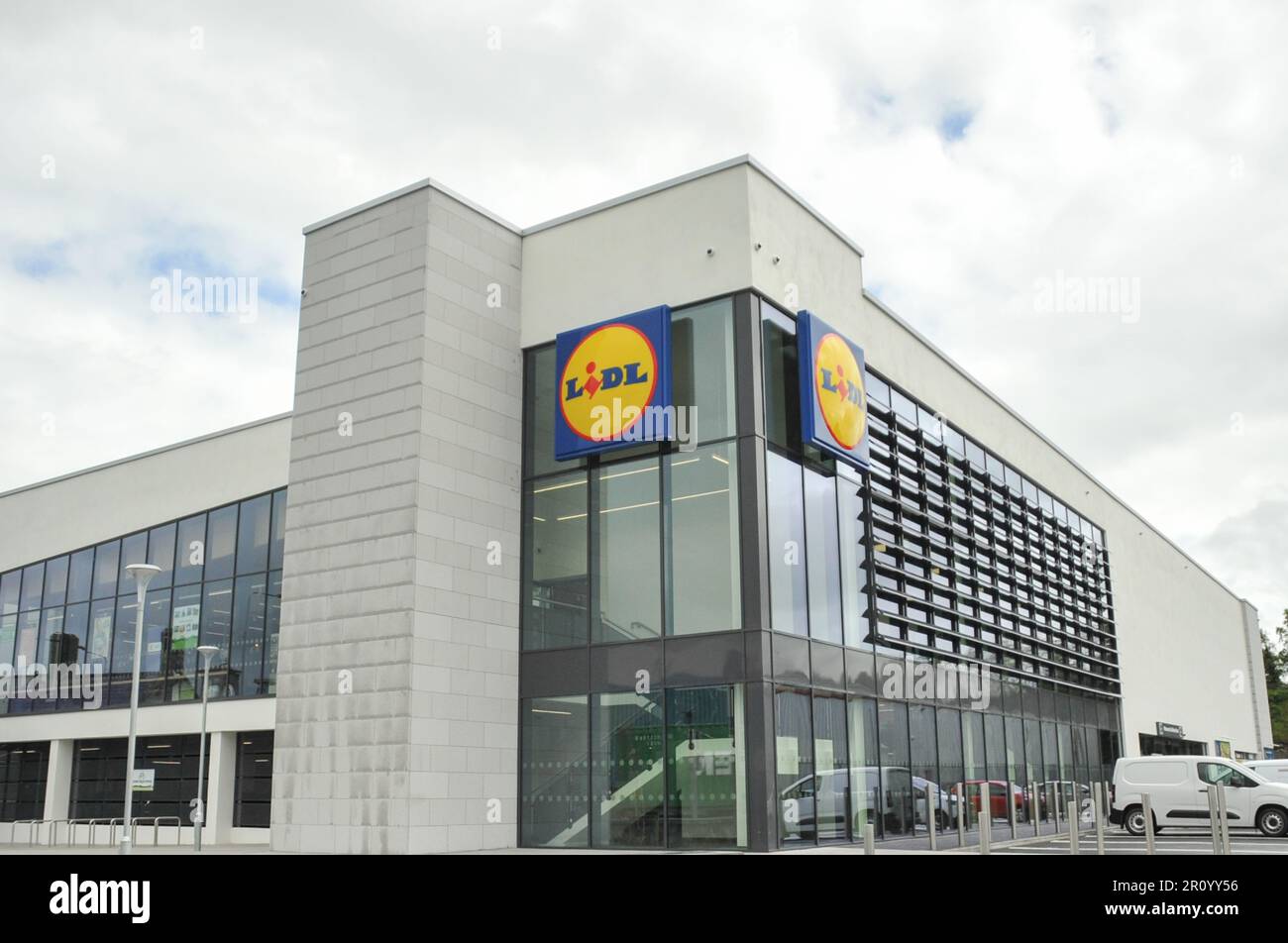 Lidl store, Limerick city. Ireland Stock Photo - Alamy