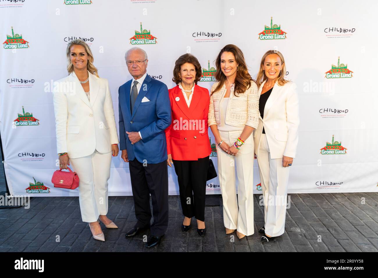 Lovisa de Geer, King Carl Gustaf, Queen Silvia, Louise Thott Gottlieb ...