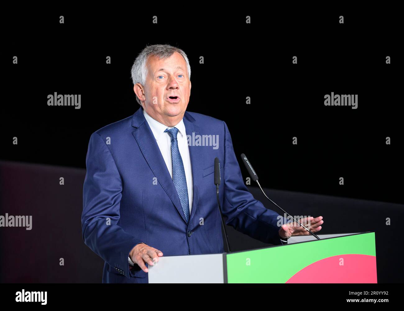 Michael WIEDERER (President EHF) handball, draw for the European ...