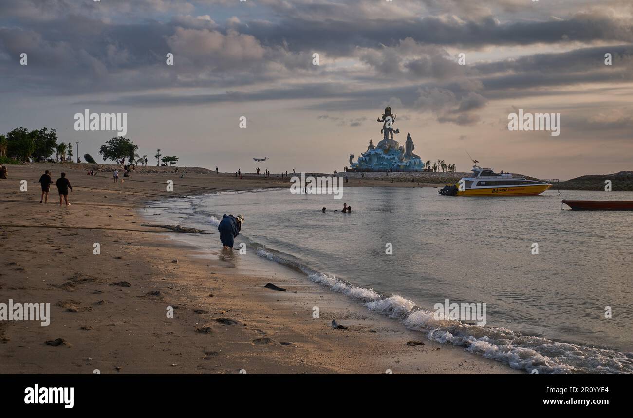 Pantai Jerman (German Beach) in Kuta, Bali Indonesia sunset shot ...