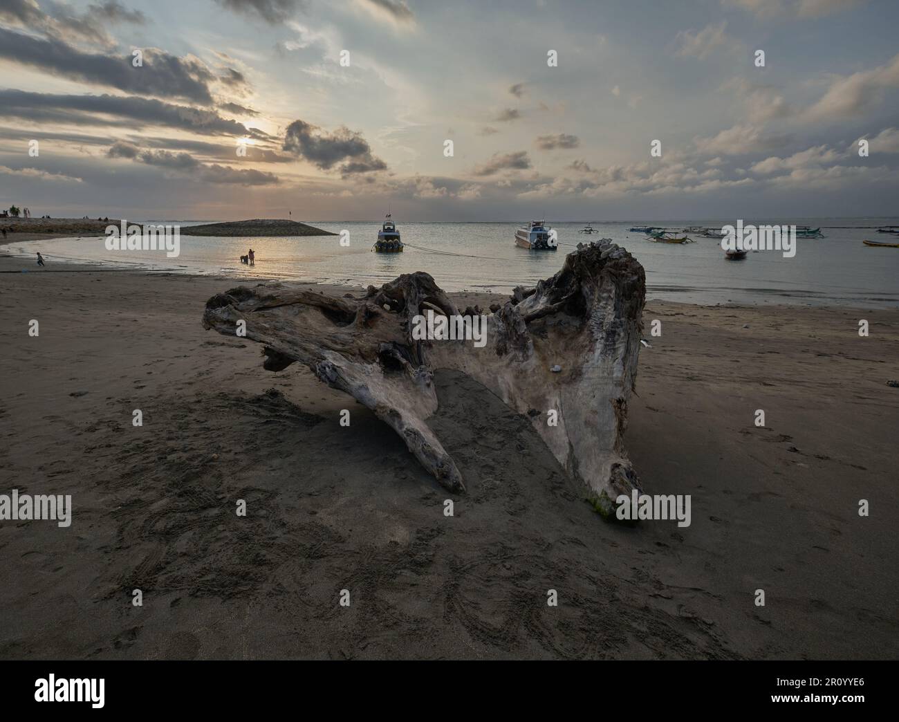 Pantai Jerman (German Beach) in Kuta, Bali Indonesia sunset shot ...