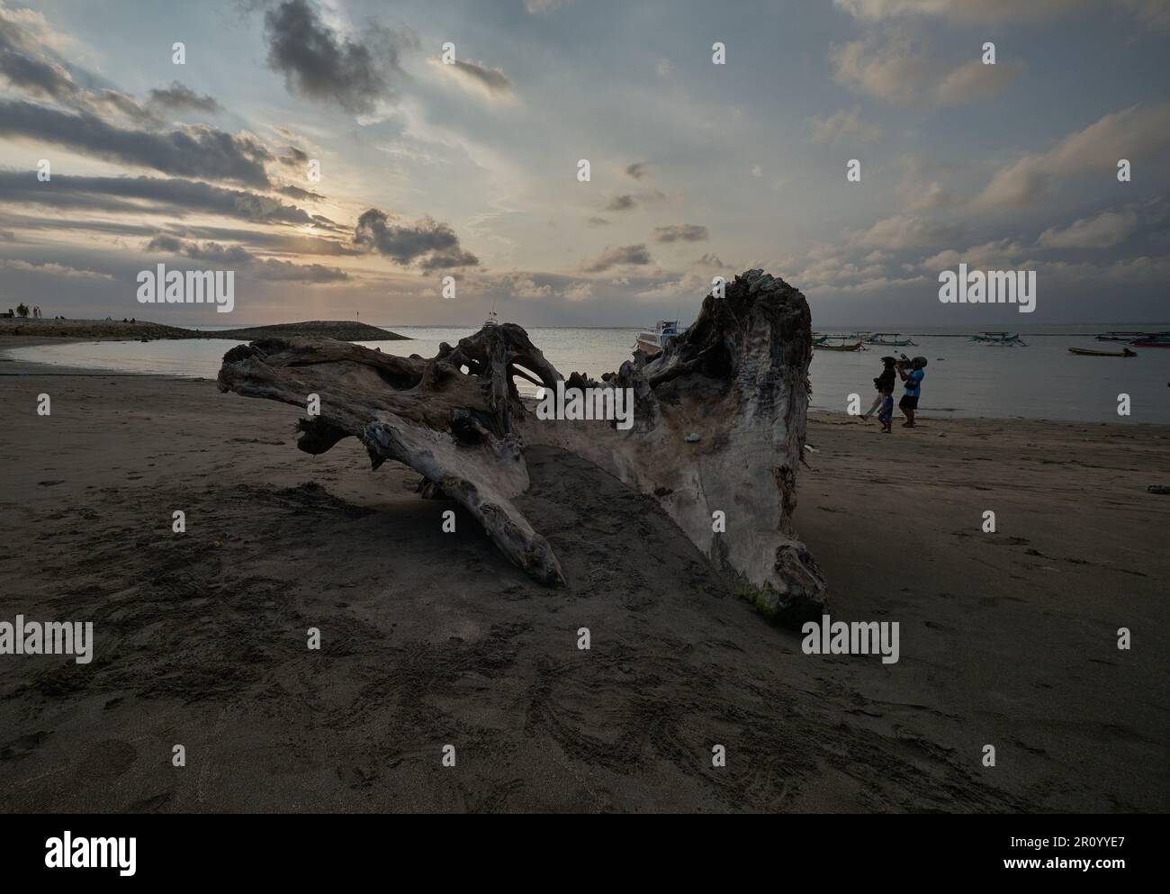 Pantai Jerman (German Beach) in Kuta, Bali Indonesia sunset shot ...