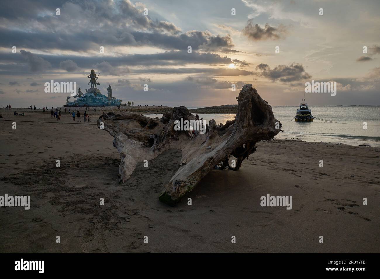 Pantai Jerman (German Beach) in Kuta, Bali Indonesia sunset shot ...