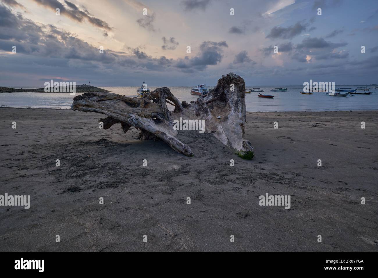 Pantai Jerman (German Beach) in Kuta, Bali Indonesia sunset shot ...