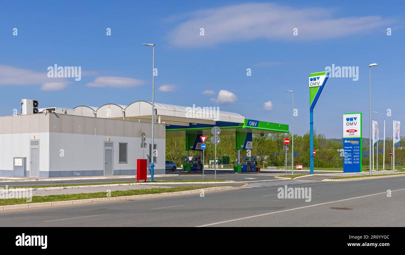 Omv petrol station hi-res stock photography and images - Alamy
