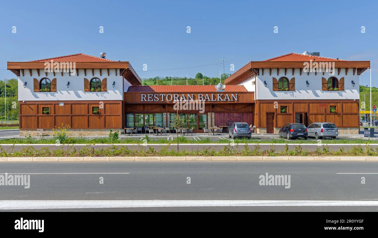 Belgrade, Serbia - May 06, 2023: Traditional Balkans Cuisine Restaurant ...