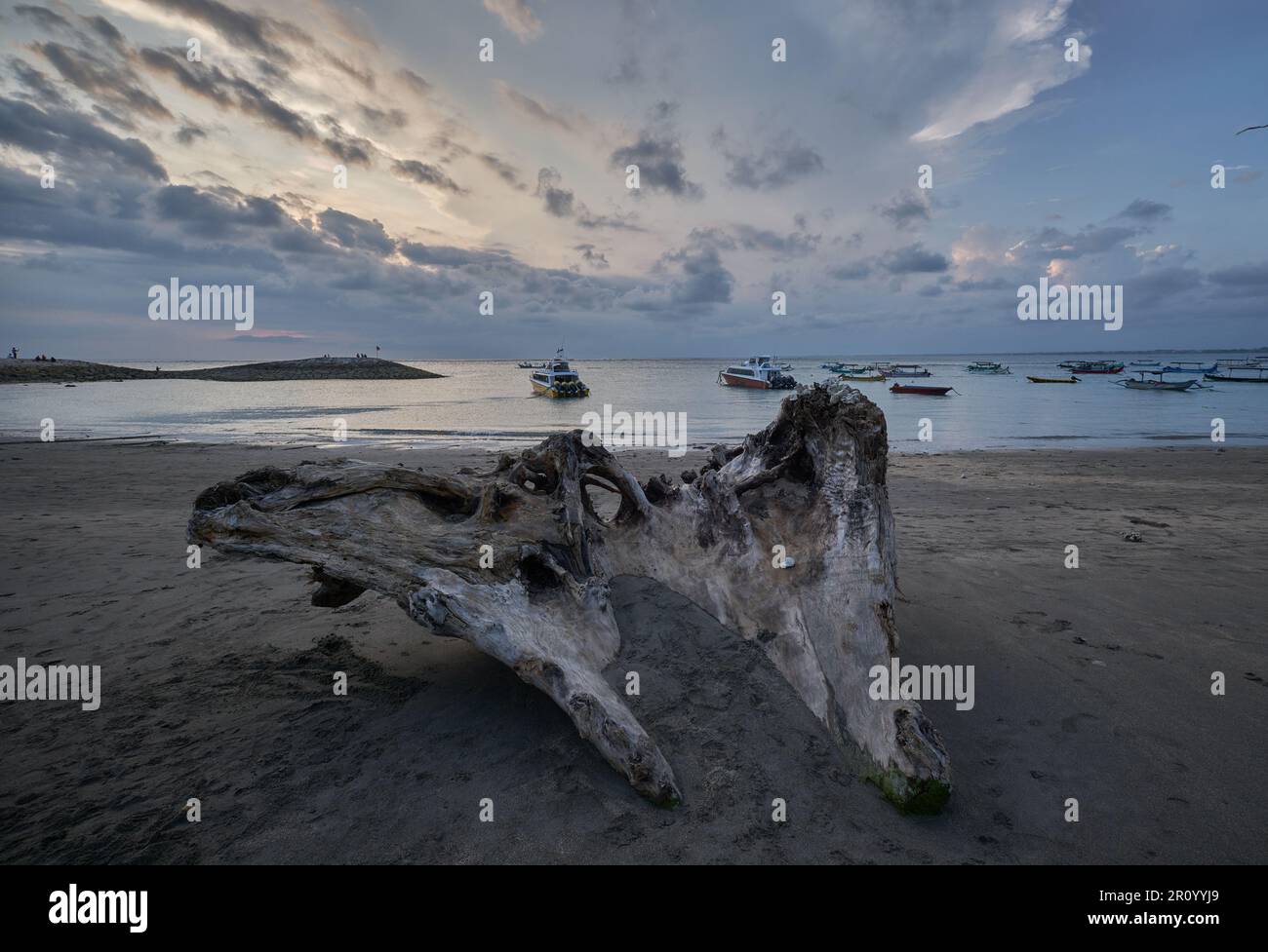 Pantai Jerman (German Beach) in Kuta, Bali Indonesia sunset shot ...