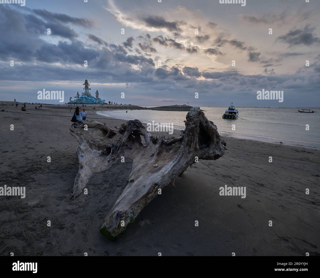 Pantai Jerman (German Beach) in Kuta, Bali Indonesia sunset shot ...