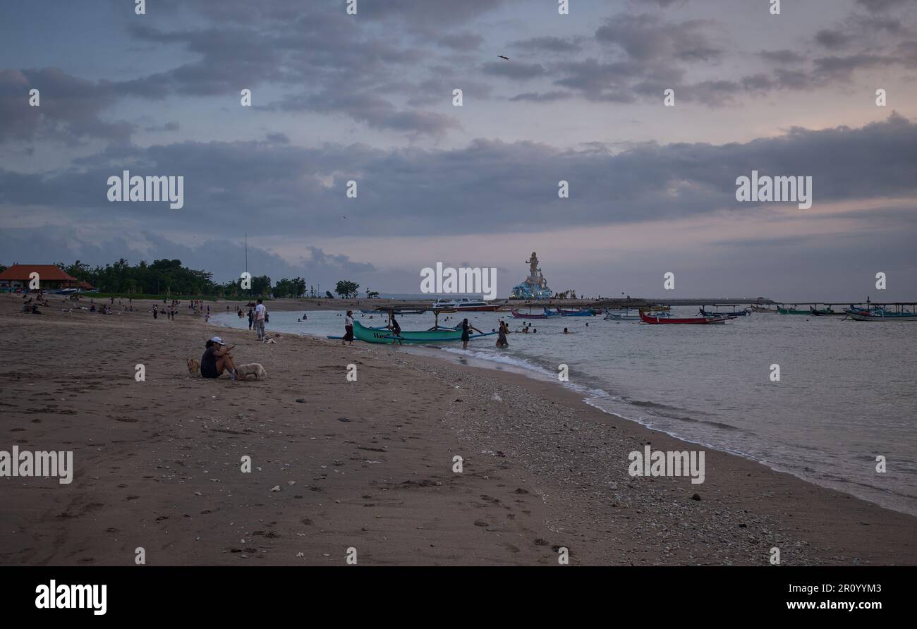 Pantai Jerman (German Beach) in Kuta, Bali Indonesia sunset shot ...