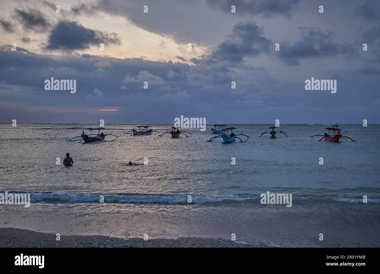 Pantai Jerman (German Beach) in Kuta, Bali Indonesia sunset shot ...
