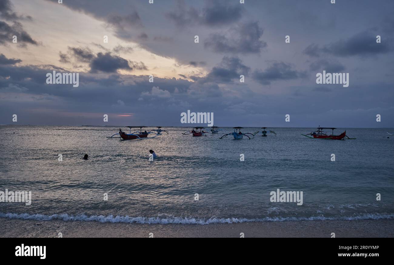 Pantai Jerman (German Beach) in Kuta, Bali Indonesia sunset shot ...