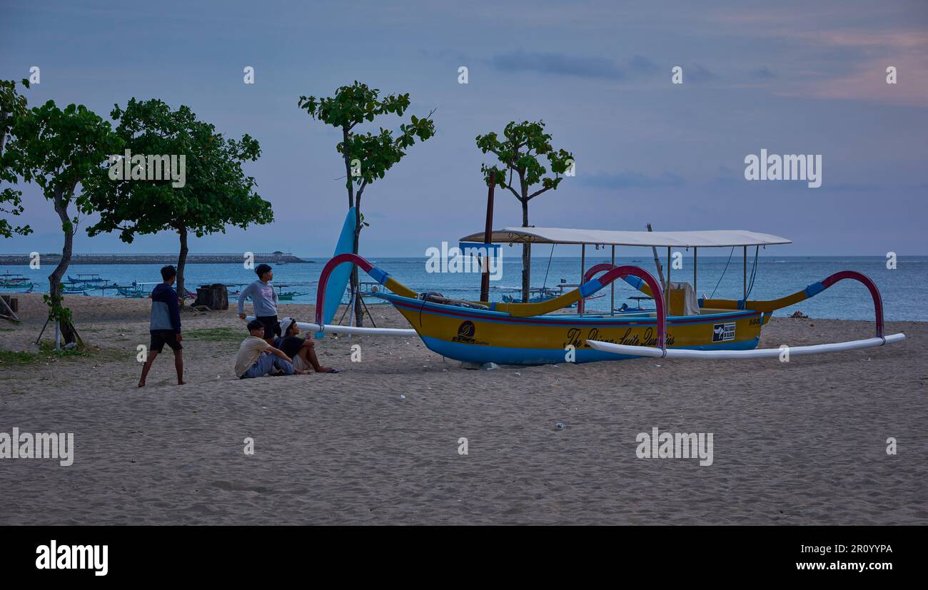 Pantai Jerman (German Beach) in Kuta, Bali Indonesia sunset shot ...
