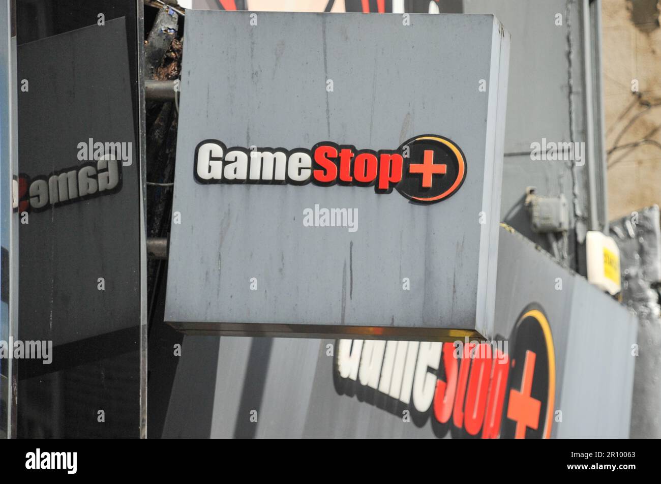Limerick City, Ireland. 9th May, 2023. Video game retailer GameStop has ...