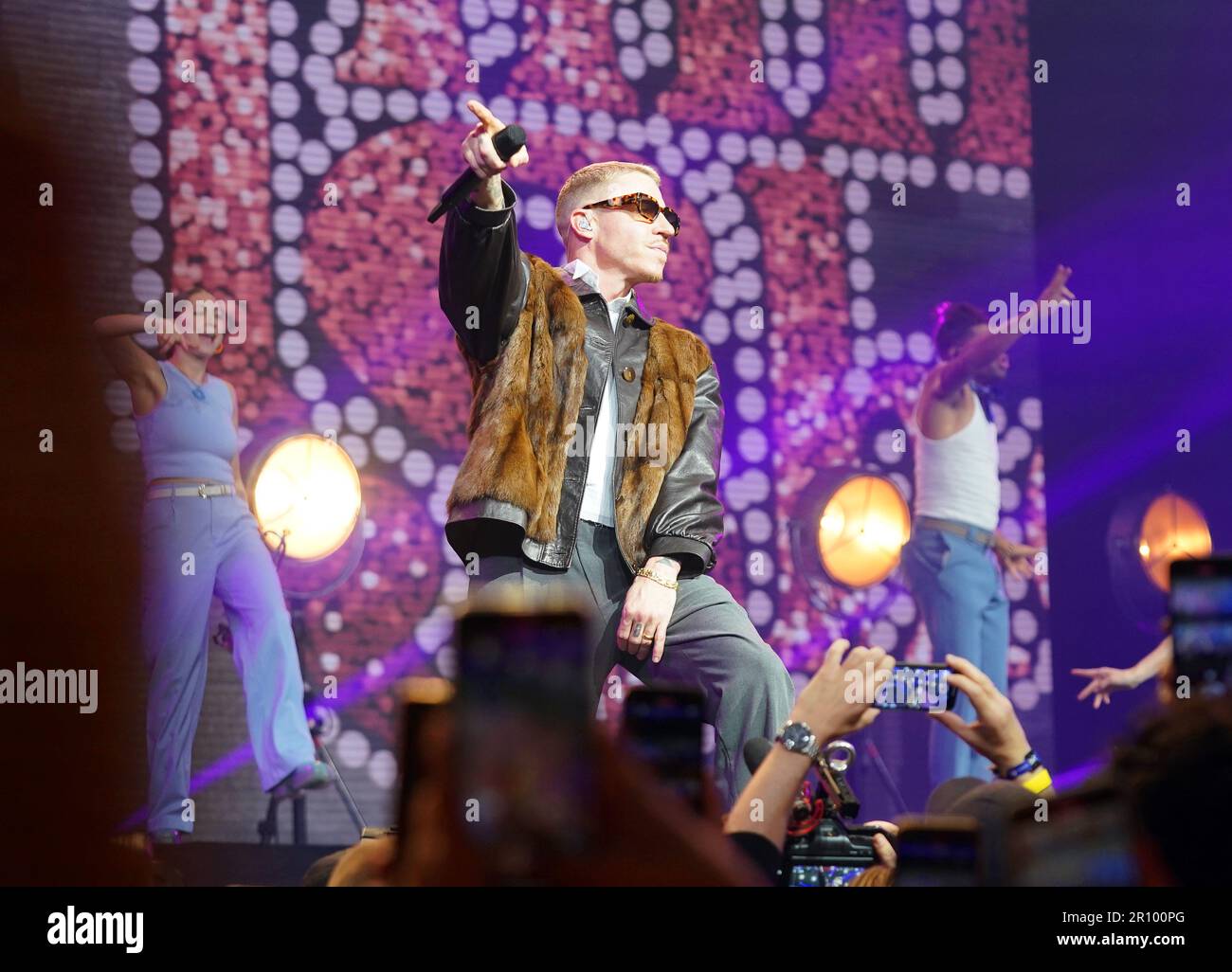 Hamburg, Germany. 10th May, 2023. US rapper Macklemore performs on ...