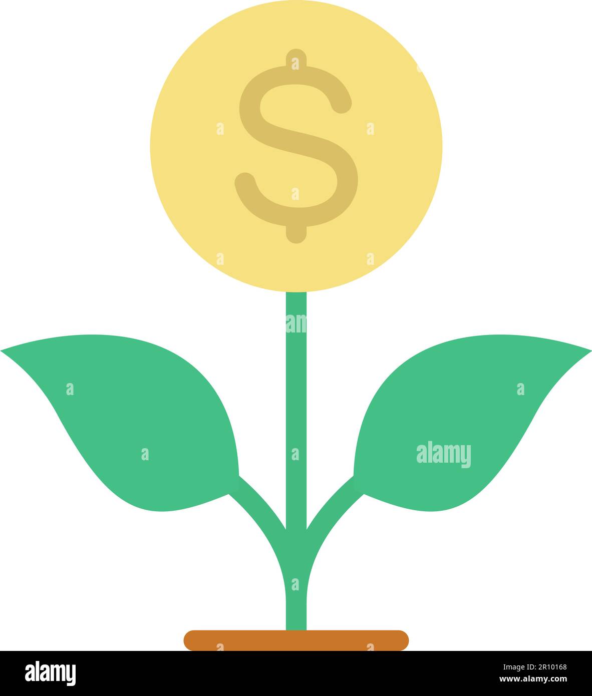 Money Growth icon vector image. Suitable for mobile apps, web apps and ...
