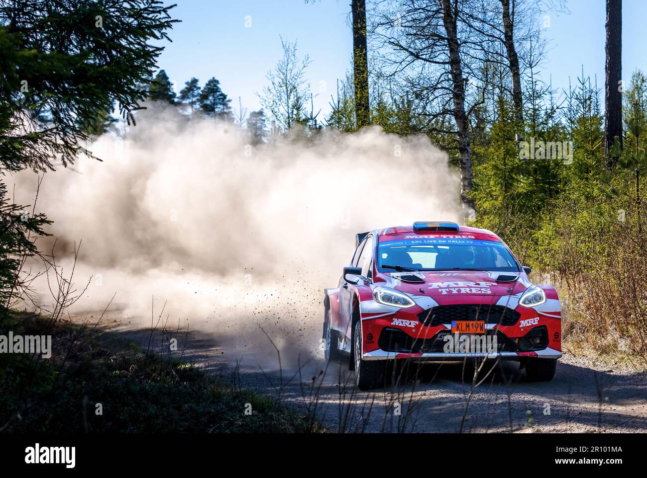 Tingsryd, Sweden, 10 May, 2023 MRF Tyres Dealer Team and Team GN ...
