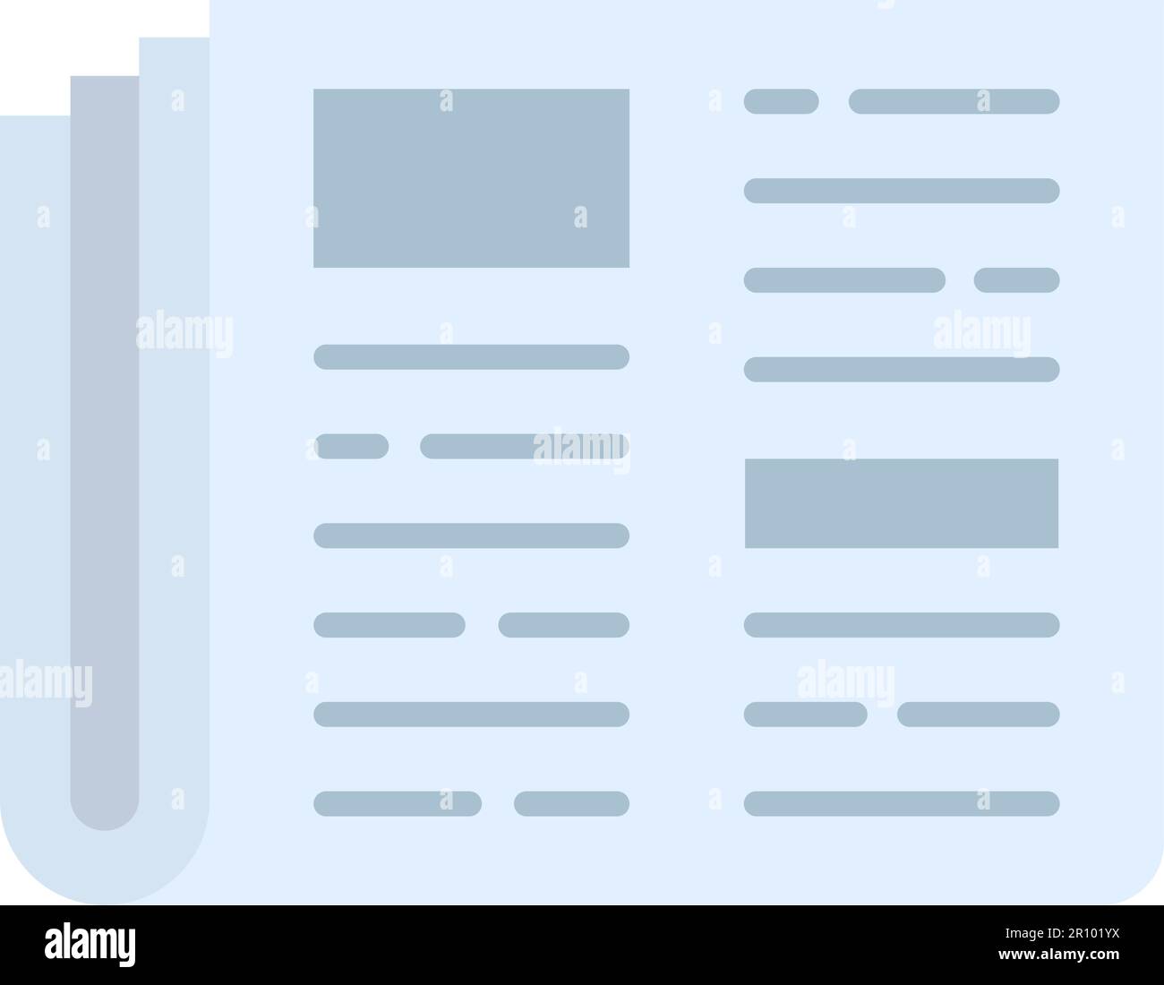 Newspaper icon vector image. Suitable for mobile apps, web apps and print media Stock Vector ...