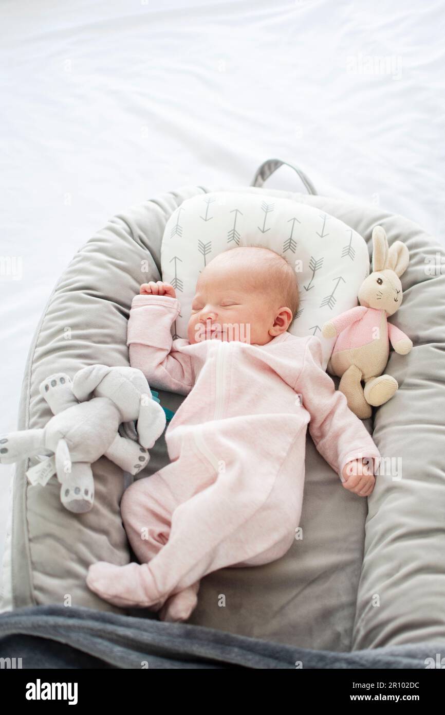 Newborn Sleeping In Lounger at Stefanie Norton blog