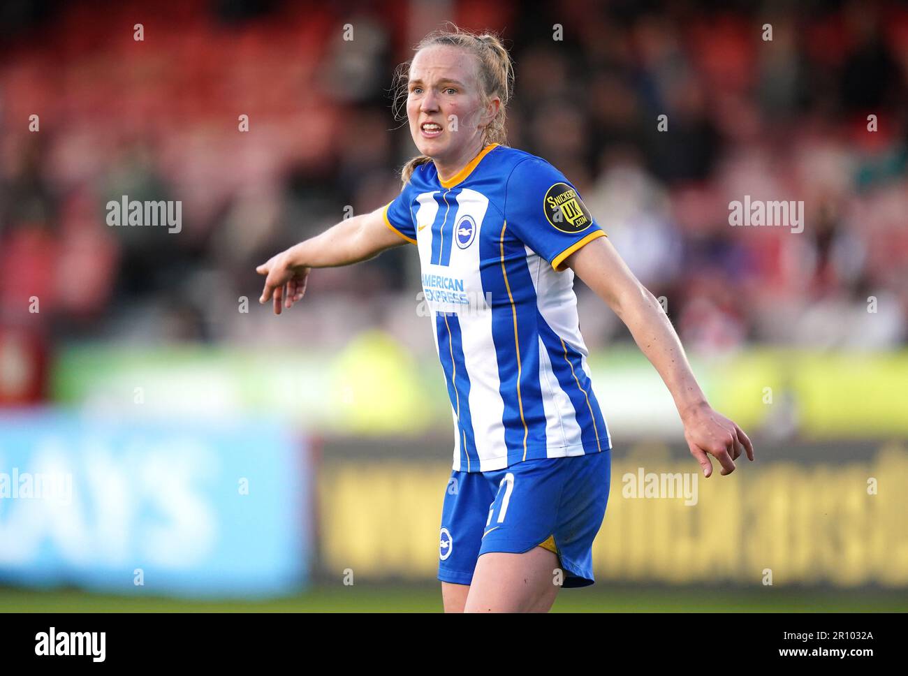 Brighton and Hove Albion's Zoe Morse during the Barclays Women's Super ...