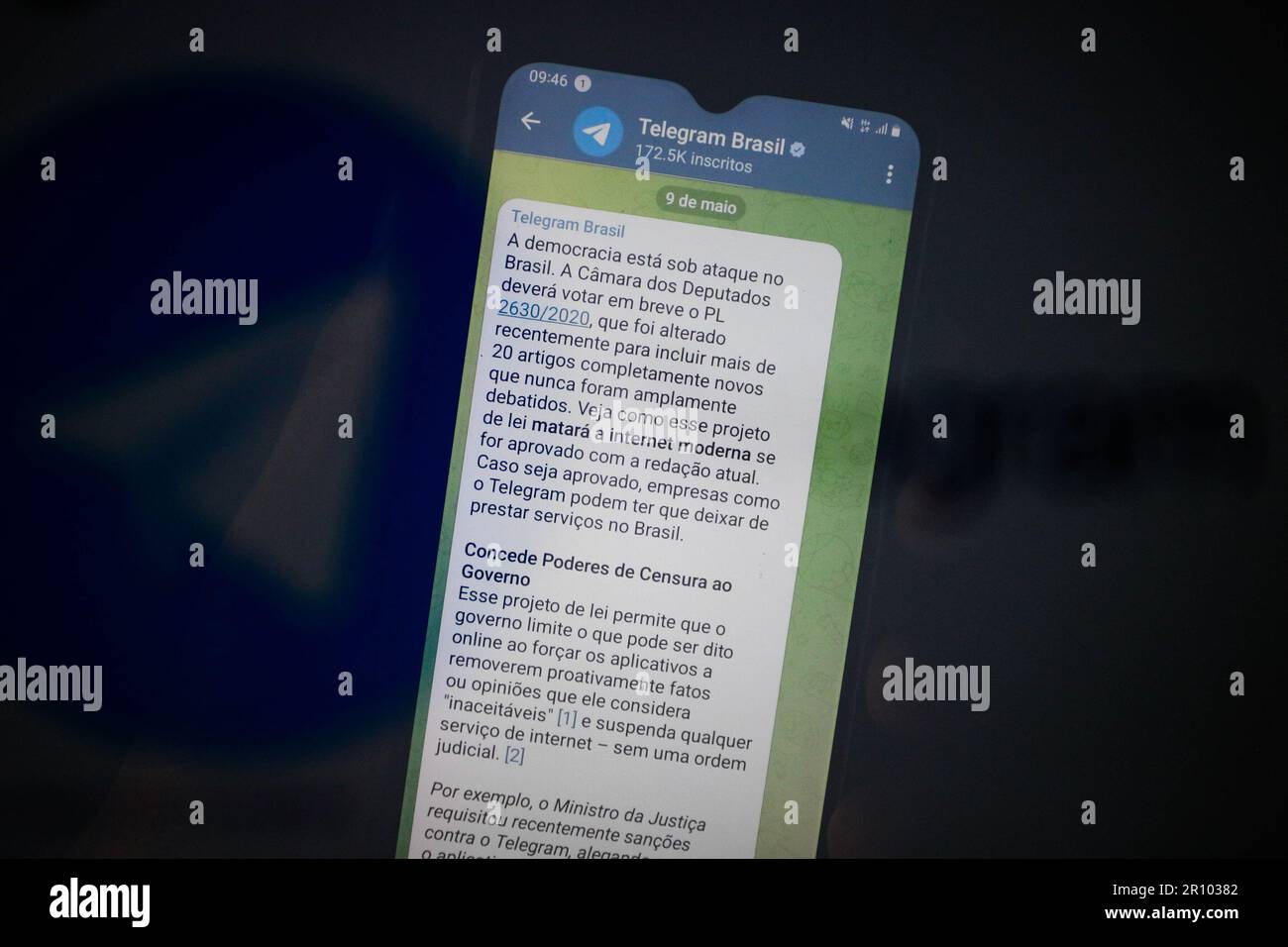 Telegram in brazil hi-res stock photography and images - Alamy