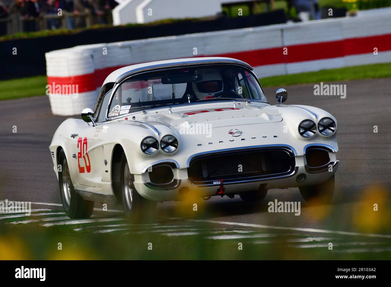 Alan Letts, Chevrolet Corvette C1, Moss Trophy, a single driver, twenty ...