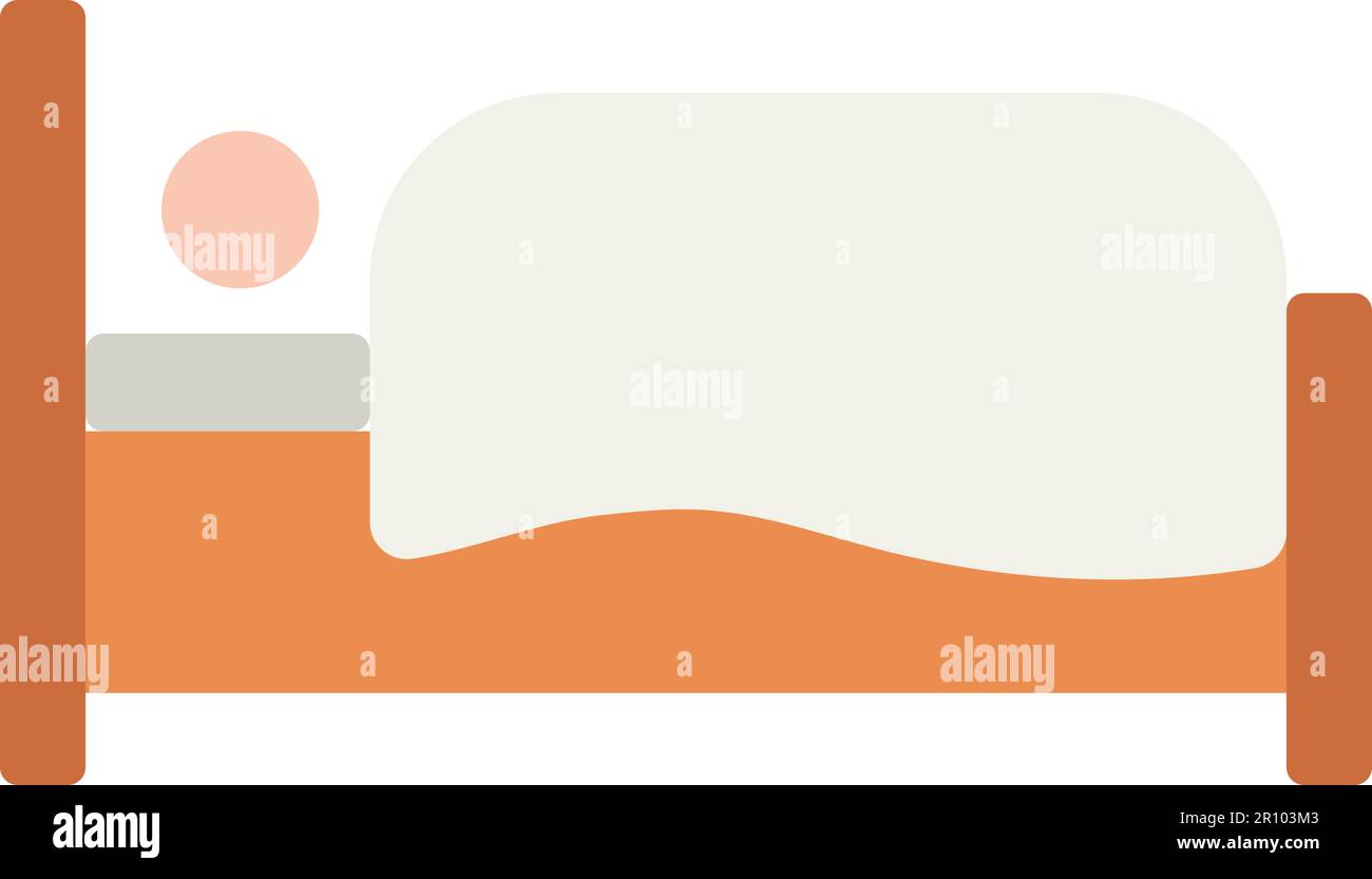 Person in Bed icon vector image. Suitable for mobile apps, web apps and ...