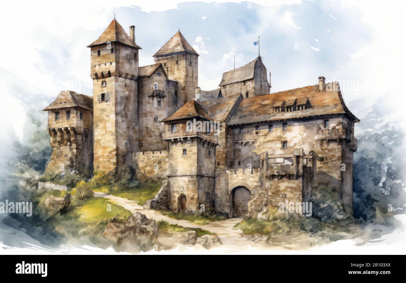 Medieval Castle Concept Art