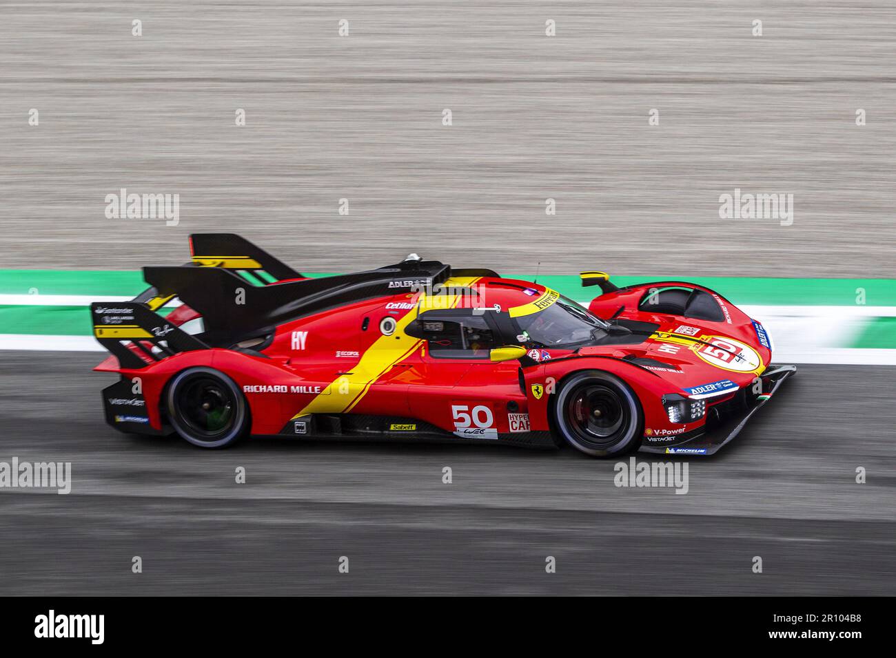 Monza, Italy. 10th May, 2023. Ferrari 499P Hypercar during the World ...