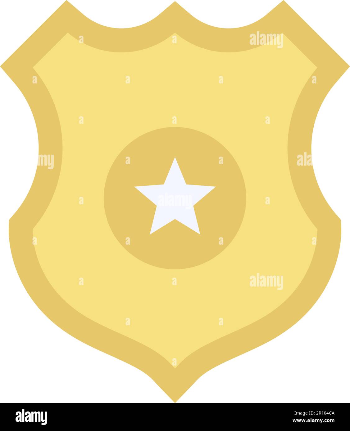 Police Badge icon vector image. Suitable for mobile apps, web apps and print media Stock Vector ...