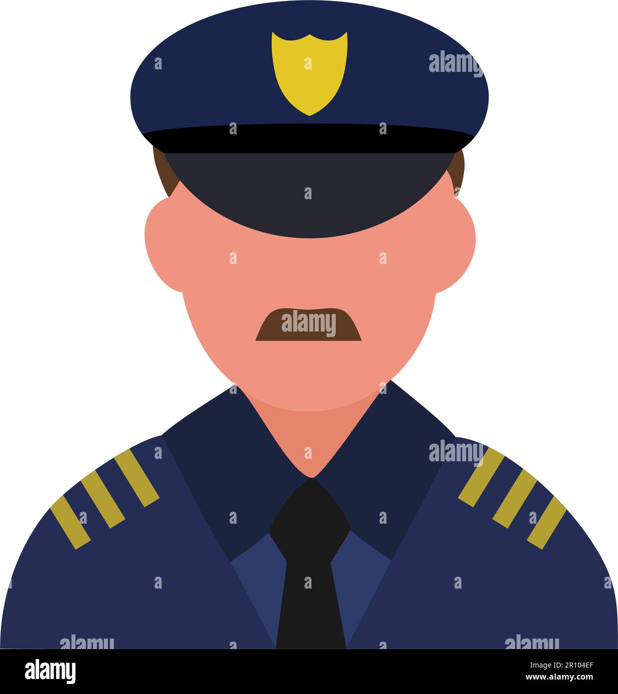 Police icon vector image. Suitable for mobile apps, web apps and print ...