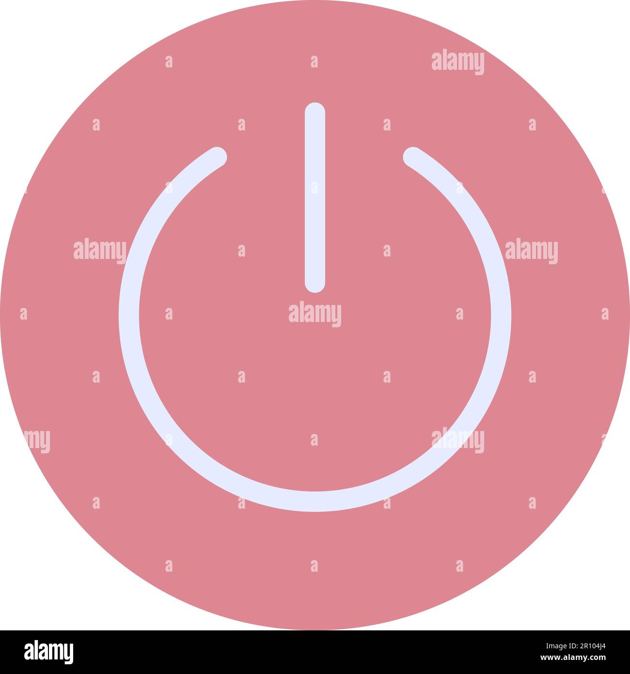 Power Button icon vector image. Suitable for mobile apps, web apps and ...