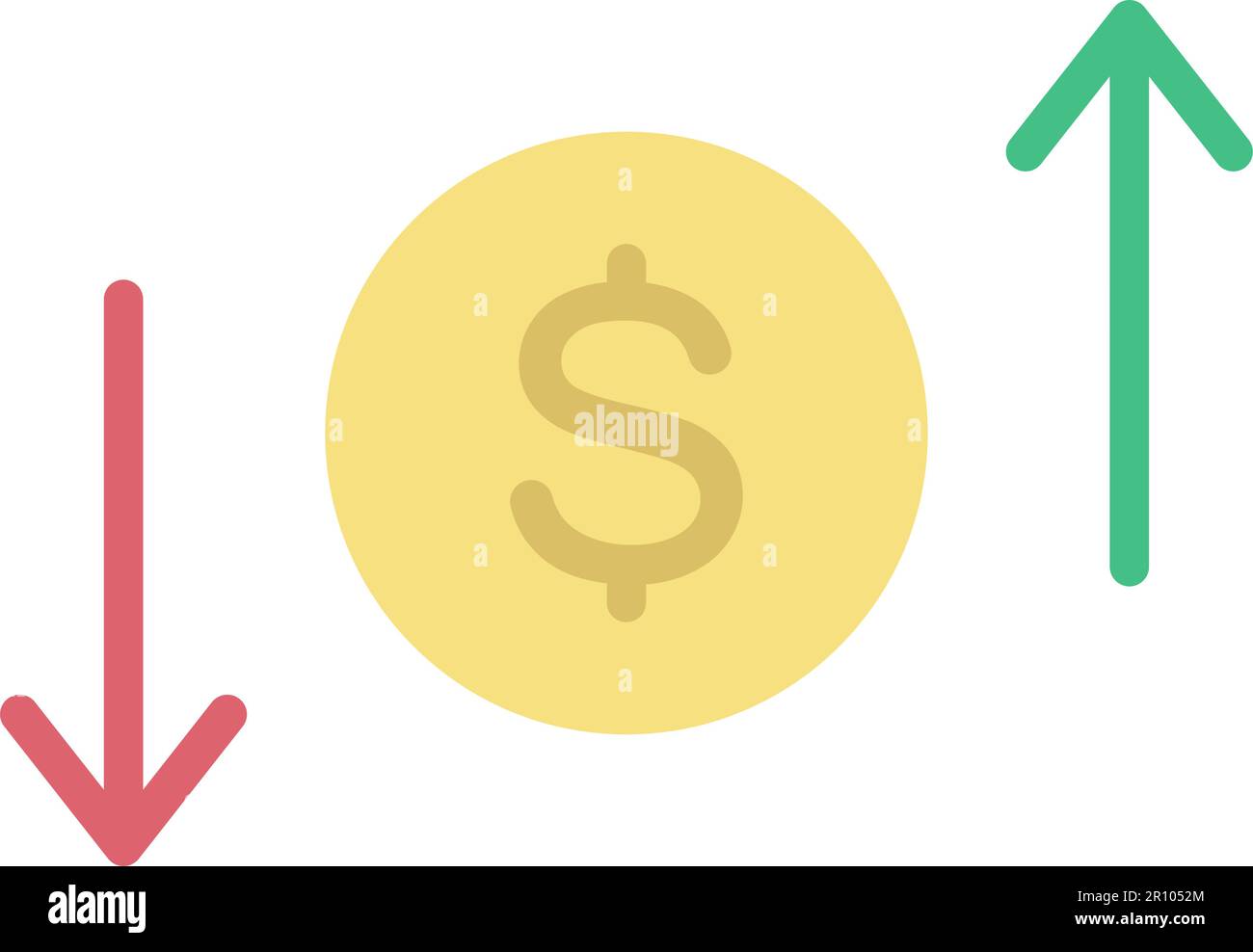 Profit Loss icon vector image. Suitable for mobile apps, web apps and ...