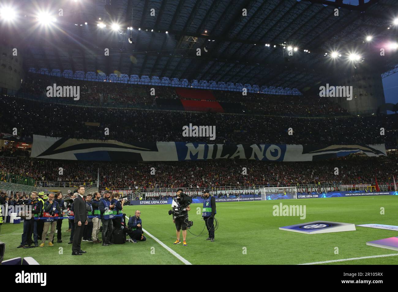 Uefa Champions League semi-final, first leg, football match between Ac ...