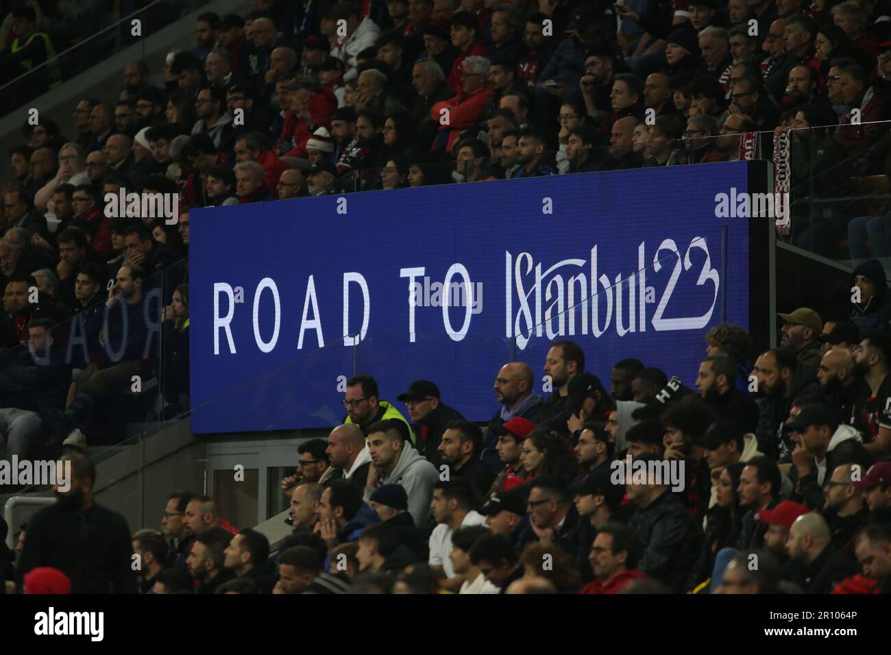 Uefa Champions League semi-final, first leg, football match between Ac ...