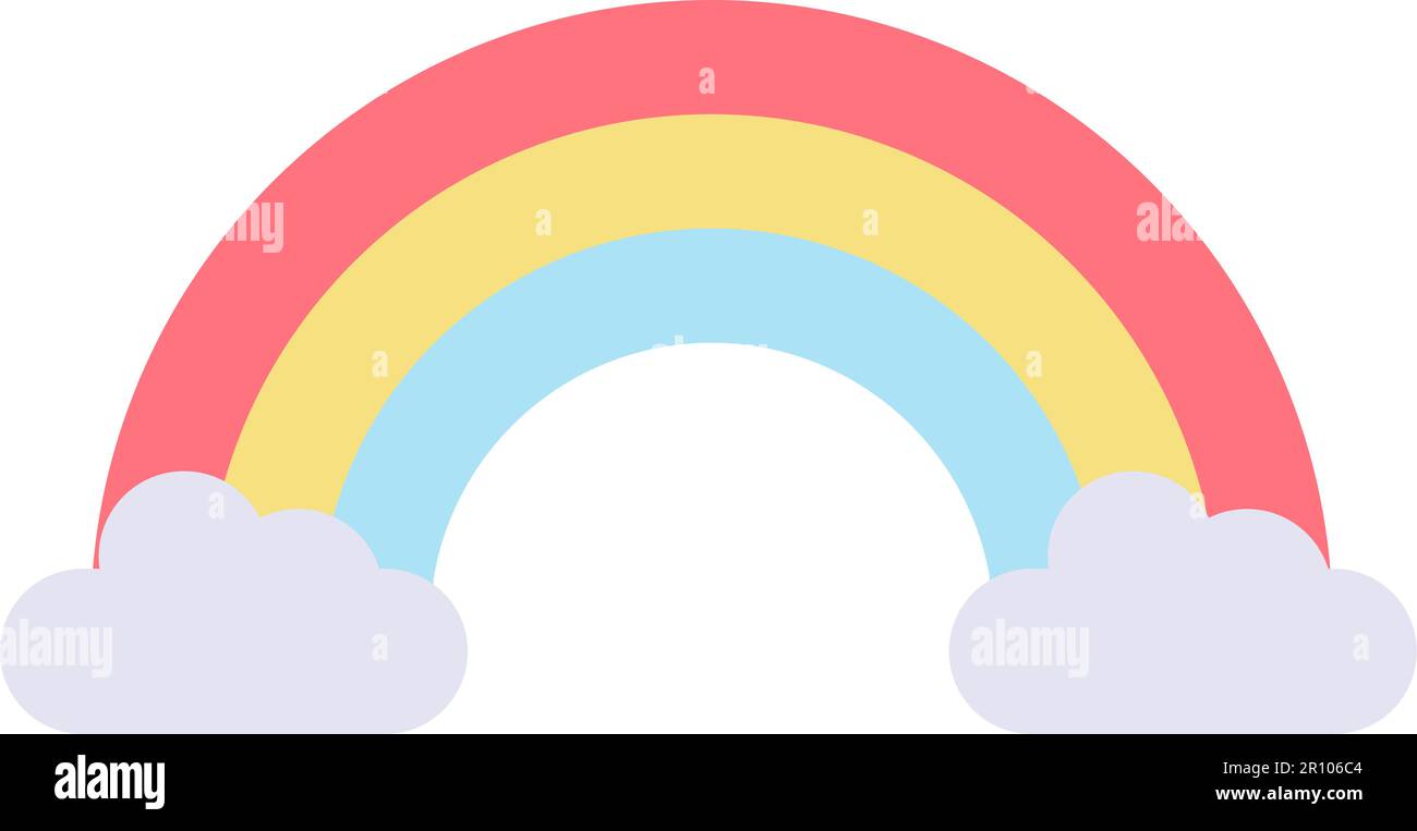 Rainbow icon vector image. Suitable for mobile apps, web apps and print ...