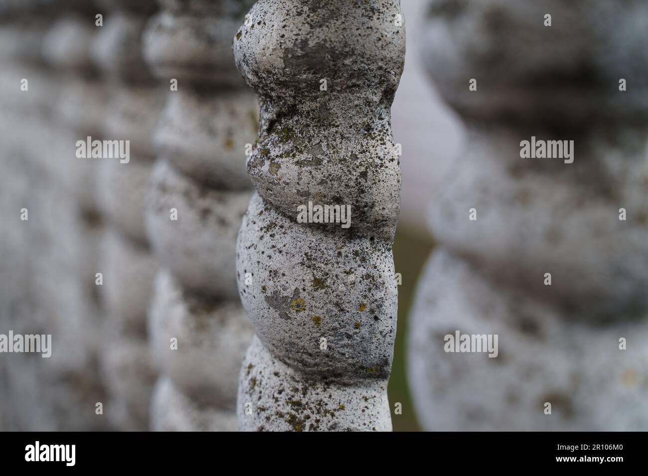 Old concrete fence posts hi-res stock photography and images - Alamy